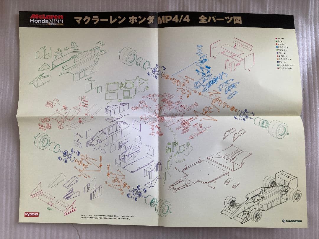 ㊷デアゴスティーニ　マクラーレンホンダMP4/4アイルトンセナ1988