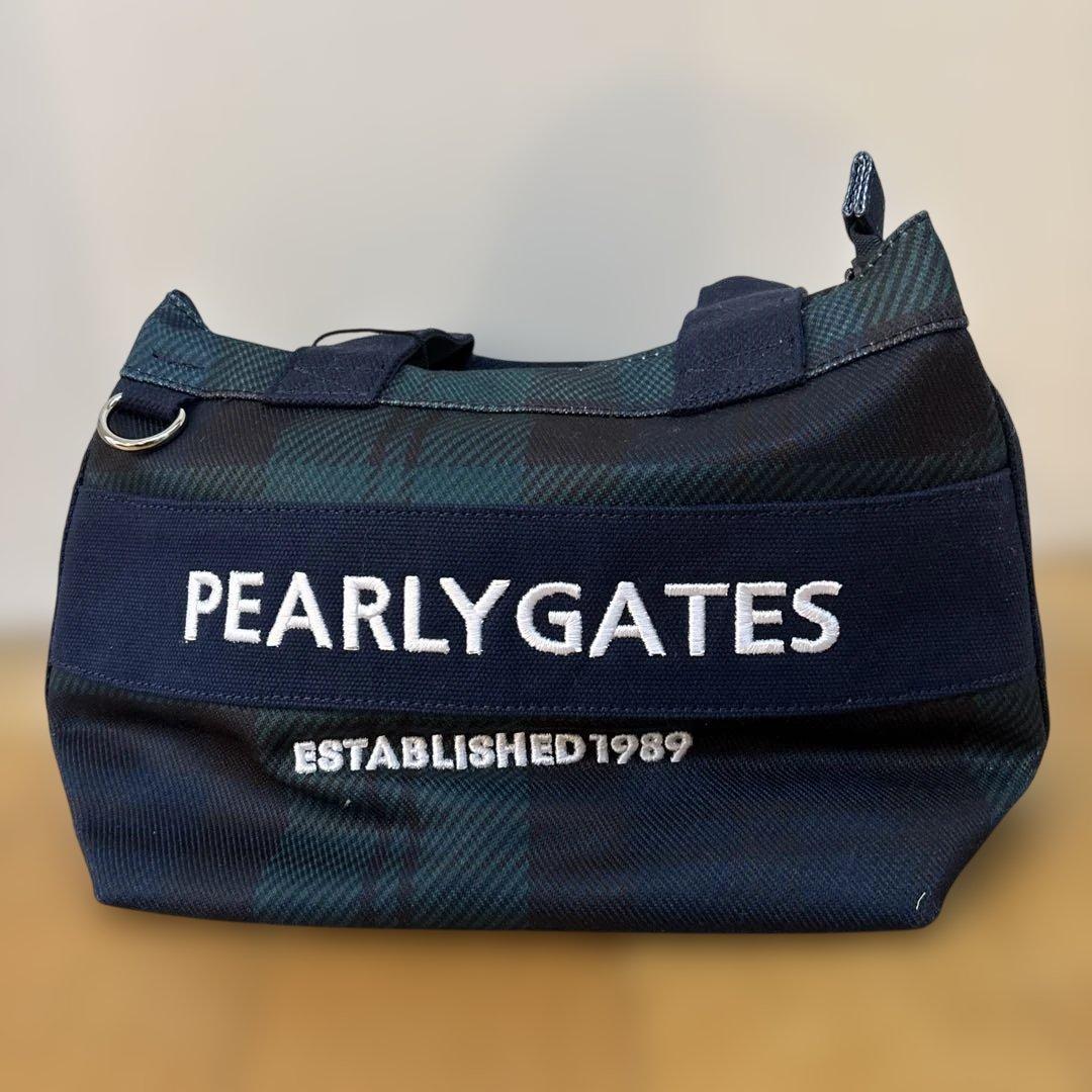 パーリーゲイツ　PEARLY GATES　ブラックウォッチカートバッグ
