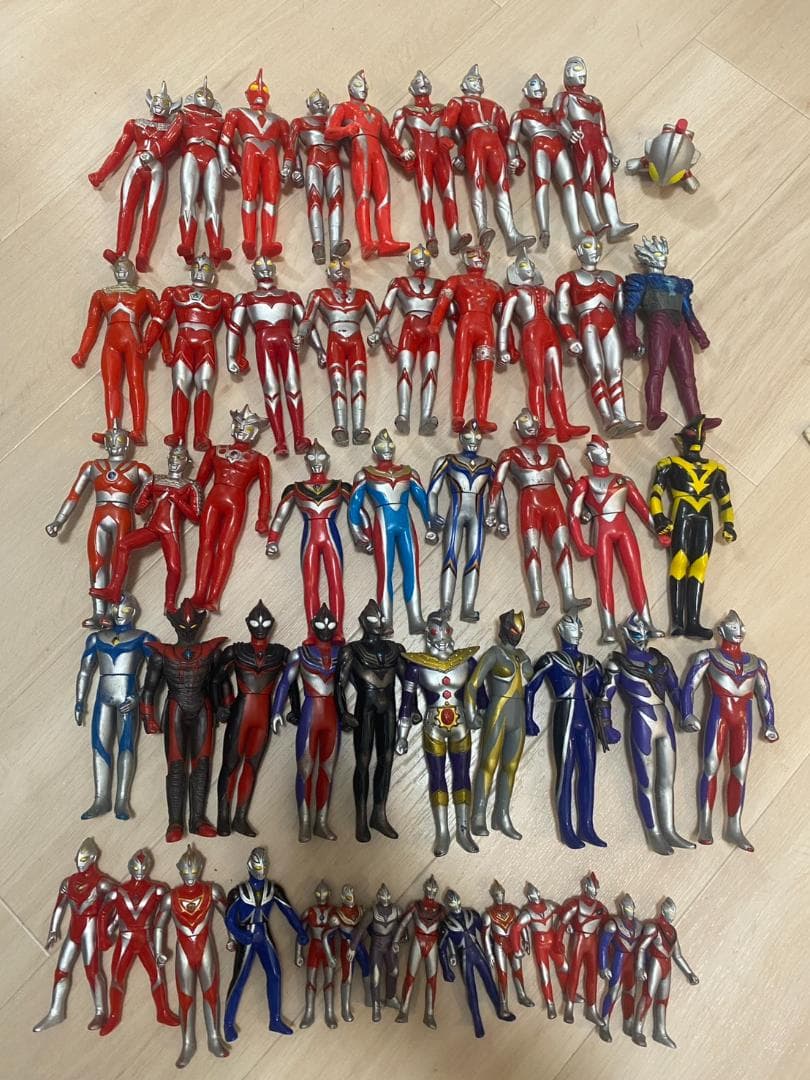 【ウルトラマン ソフビ フィギュア まとめ売り★52体セット】