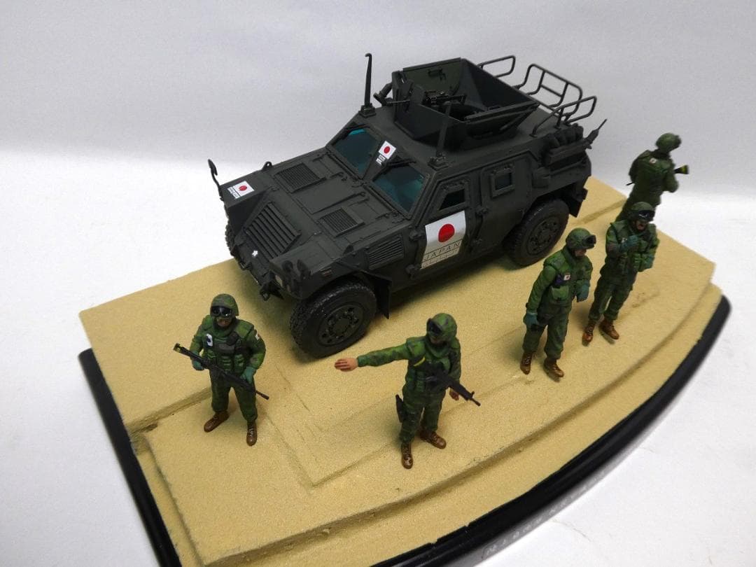 タミヤ 1/35 陸上自衛隊　軽装甲機動車　イラク派遣仕様＆イラク派遣隊員セット