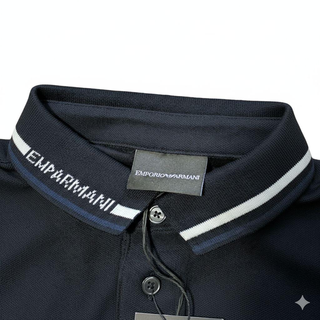 【新品未使用・タグ付き】EMPORIO ARMANI ポロシャツXL紺