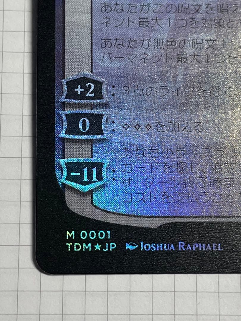 嵐の目、ウギン日本語　foil