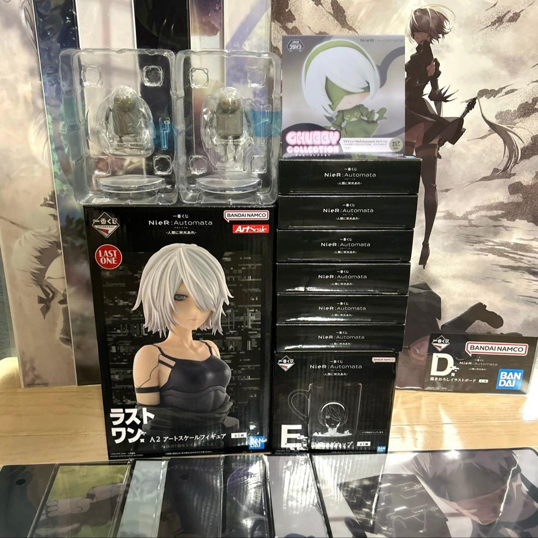 一番くじ NieR:Automata Ver1.1a ラストワン賞 D賞 E賞他