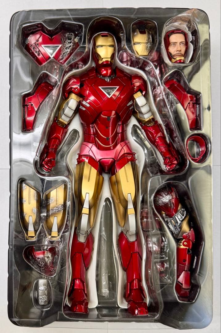 美品 IRON MAN 2 ホットトイズ アイアンマン マーク6