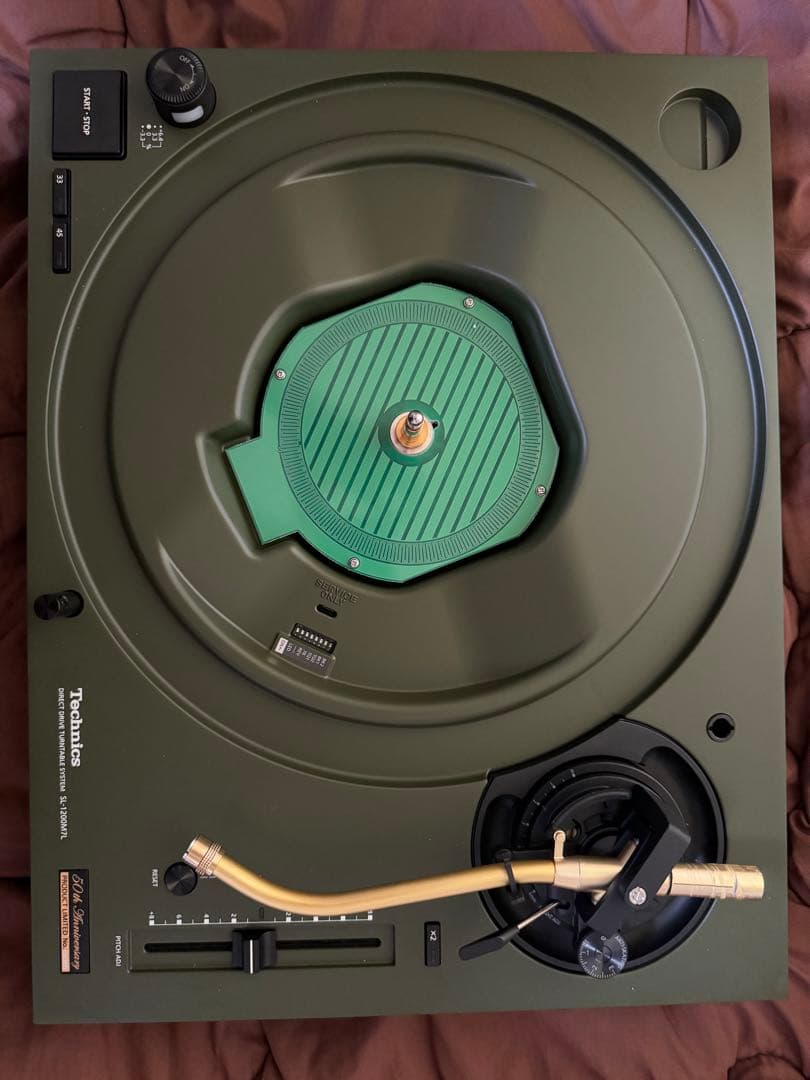 Y*R様 Technics SL-1200M7L-G(グリーン)50周年記念ター