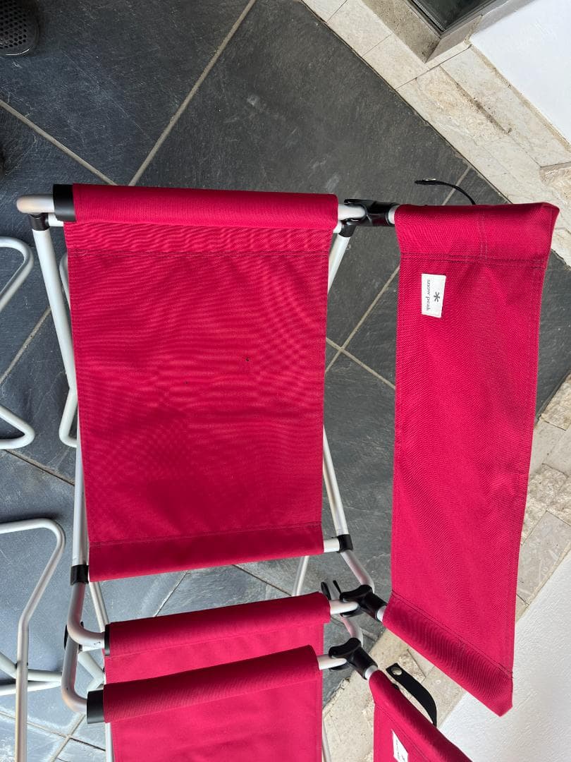 masayasu）スノーピークFDチェアー　レッド　4脚セット