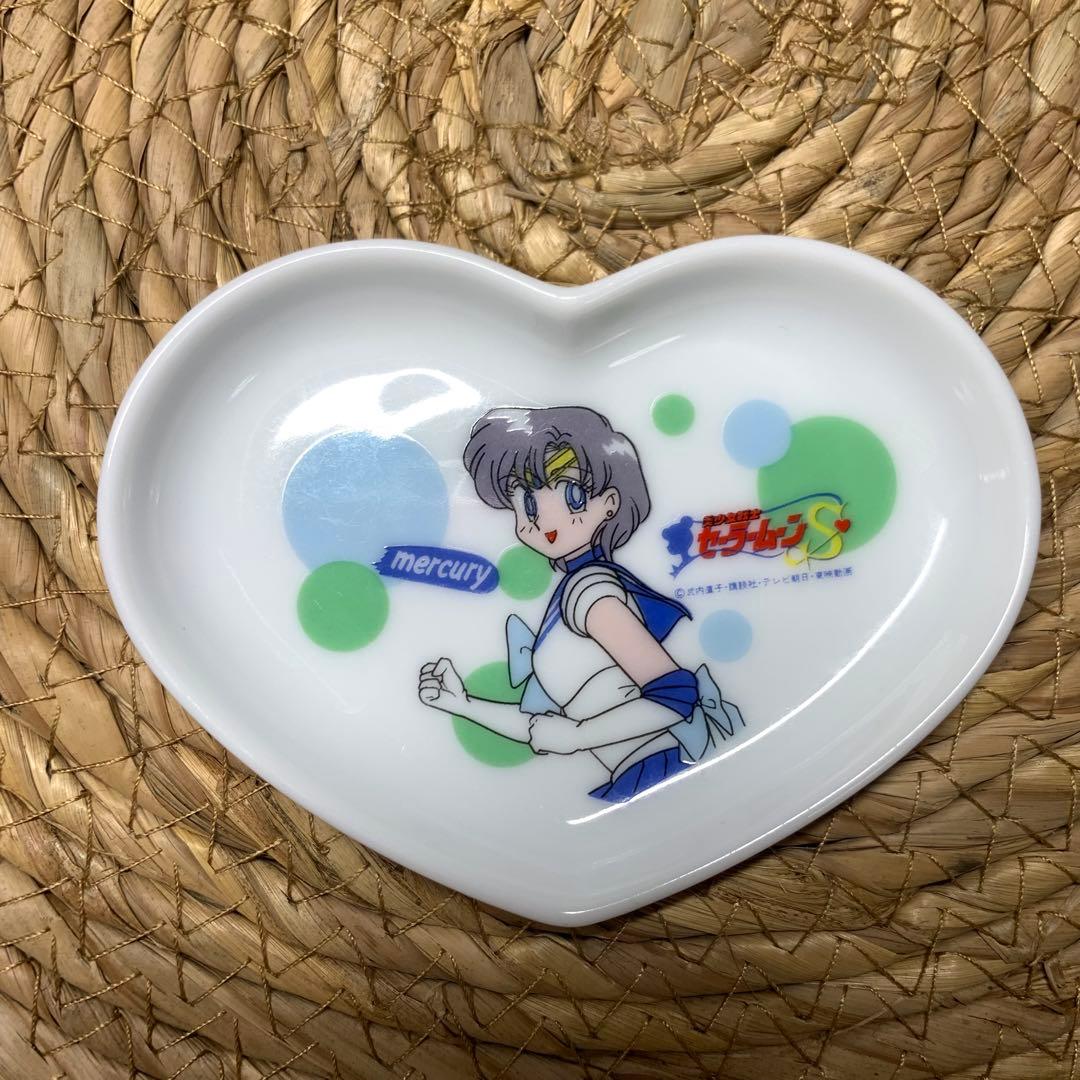 セーラームーン ハート型豆皿とスプーンセット