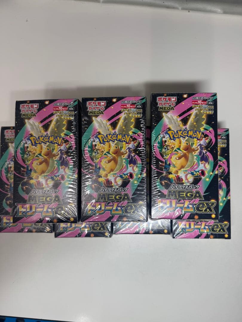 ポケモンカードMEGAドリームex BOX 新品未開封　7box シュリンク付き
