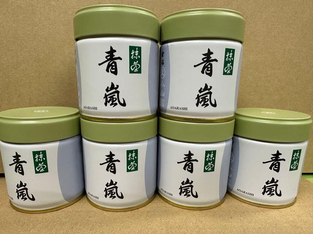 丸久小山園　抹茶　青嵐 40g 6缶