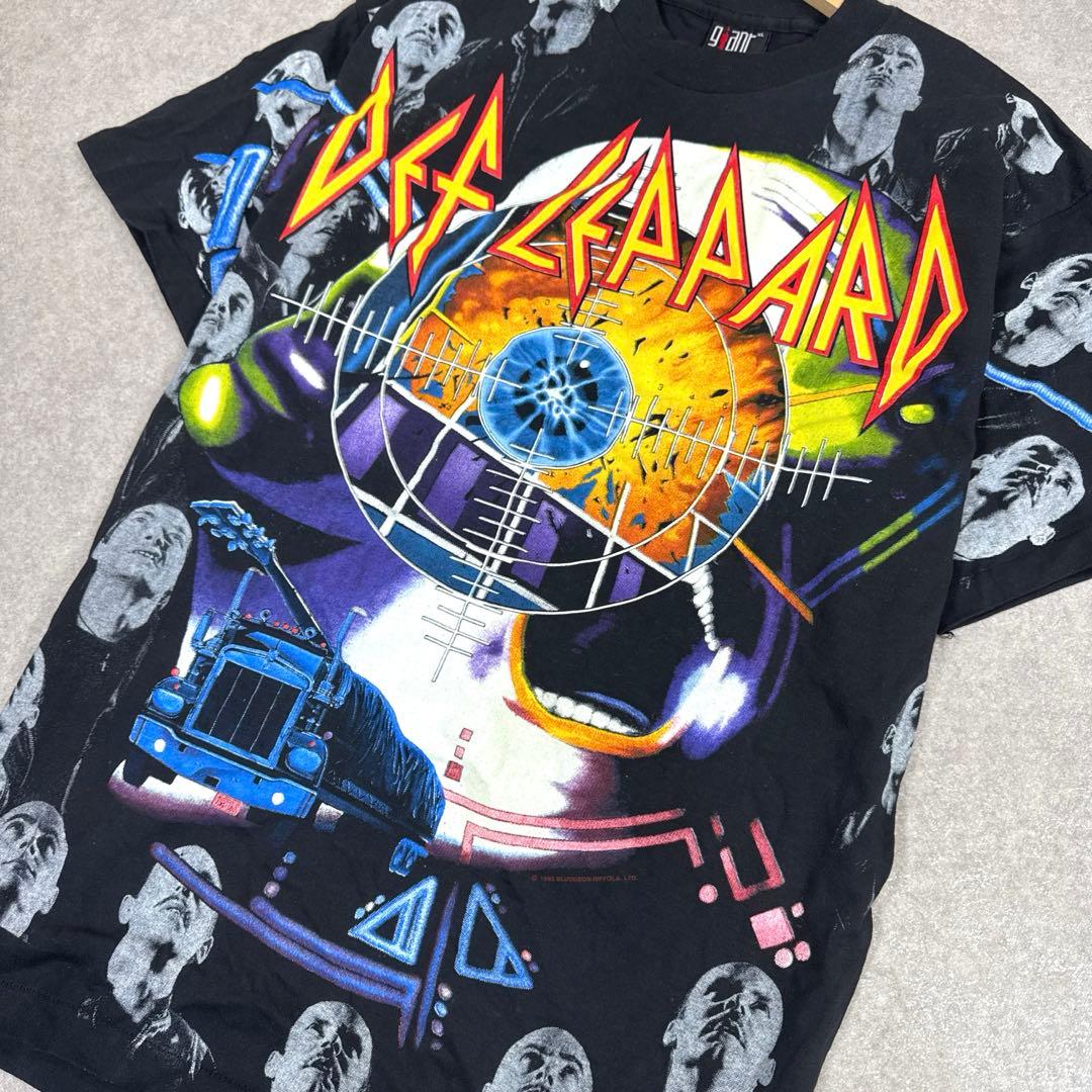 希少 90s ヴィンテージ DEF LEPPARD バンドTシャツ USA製