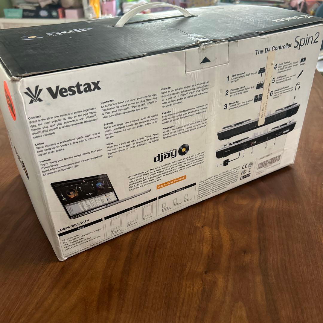 Vestax Spin2 シルバー　DJ機器