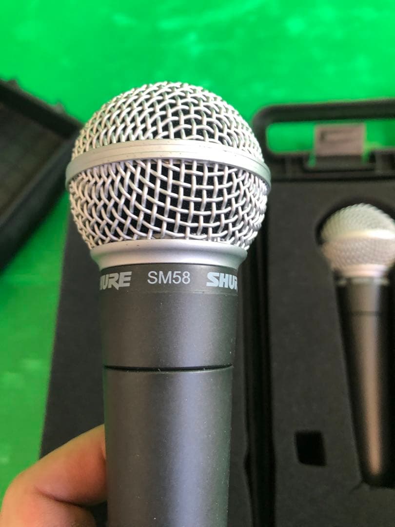 SHURE SM58 ダイナミックマイク 2本セット 動作未確認