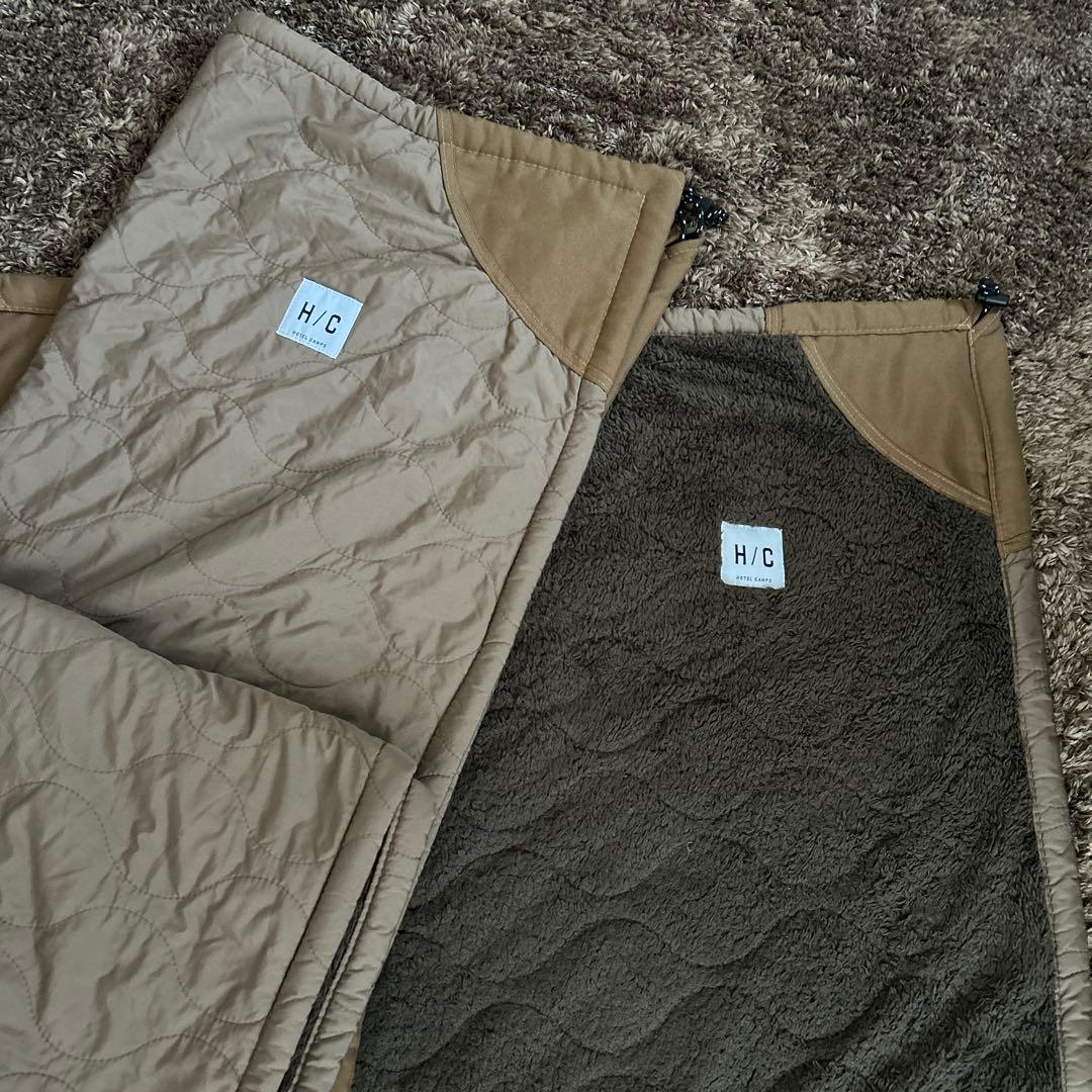 H/C. HOTEL CAMPS リバーシブル コットカバー 2枚セット