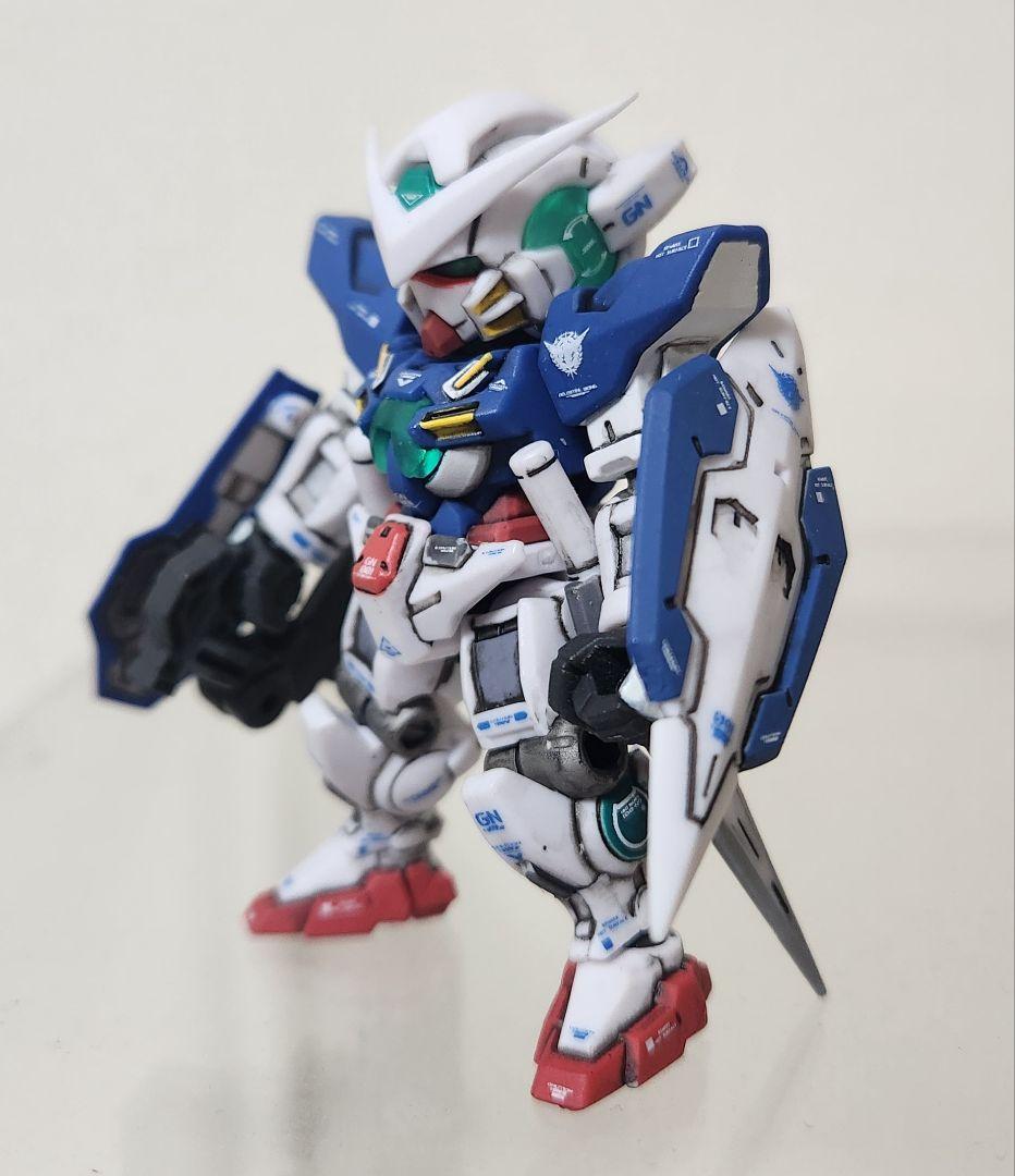 塗装済　モビルスーツアンサンブル　ガンダムエクシア　GNアームズ　EX46