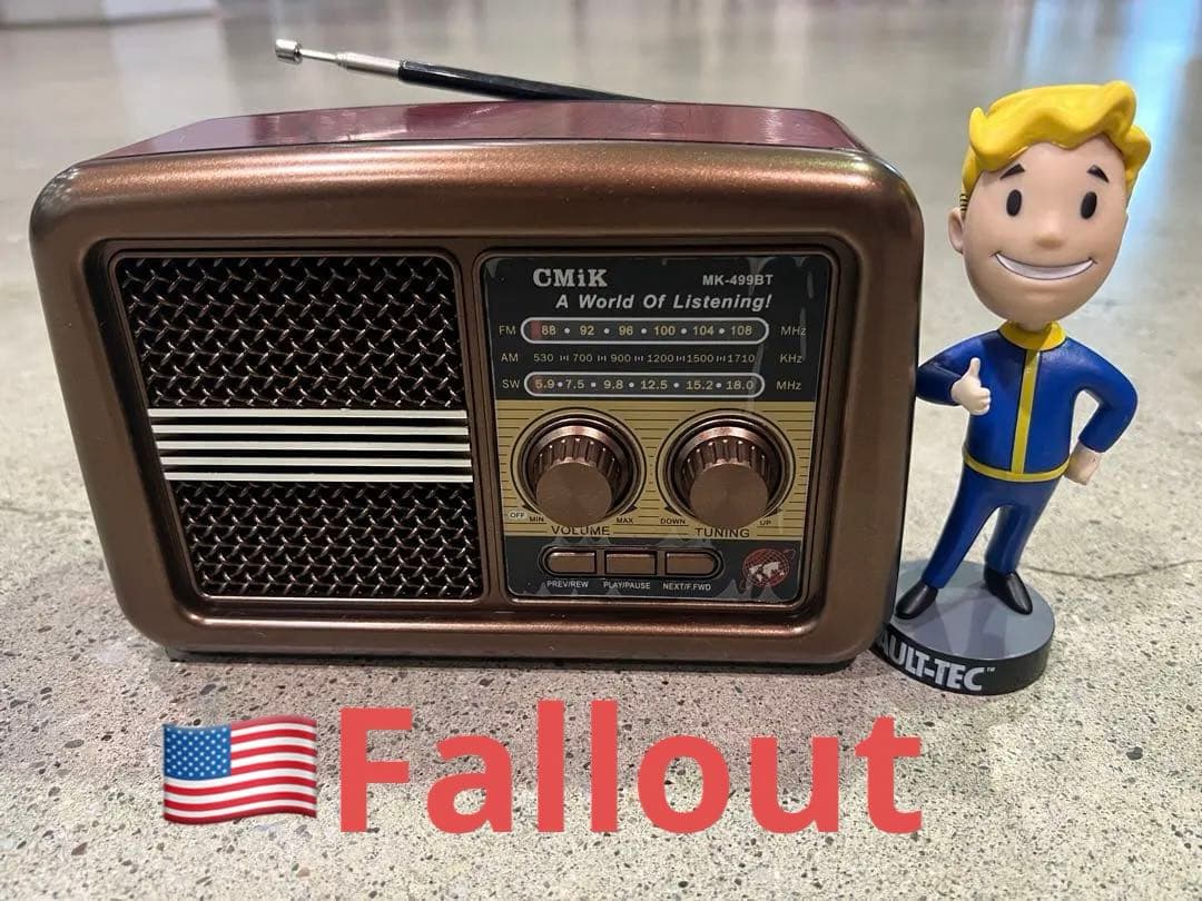 福袋　US直輸入短波SW/FM/AMフォールアウトラジオ Vault Boy付