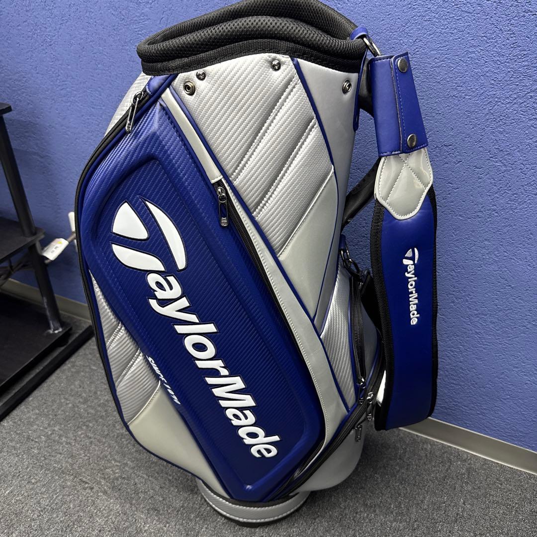 TaylorMade ゴルフ　キャディーバッグ 青/銀　9.5