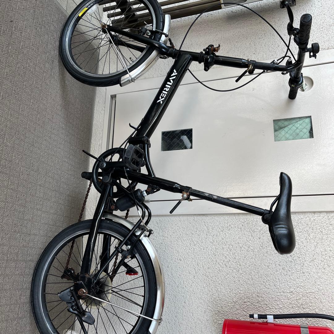 アヴィレックス折りたたみ自転車 黒基本引き取り（関西圏無料配送応相談致します。）