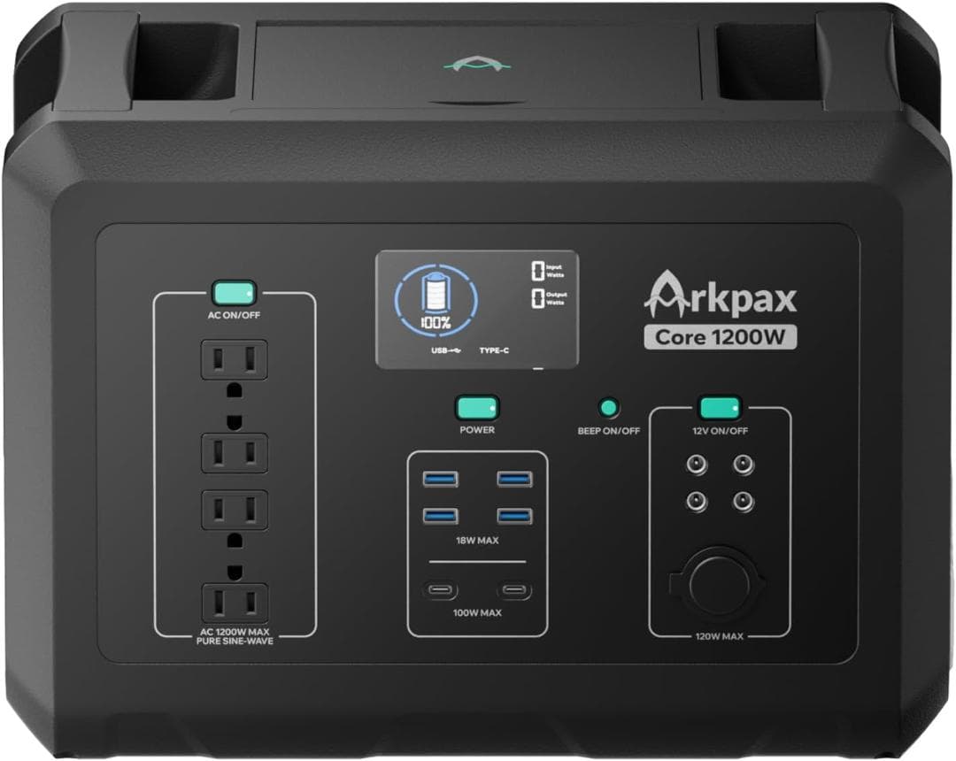 Arkpax ポータブル電源 1024Wh 1200W