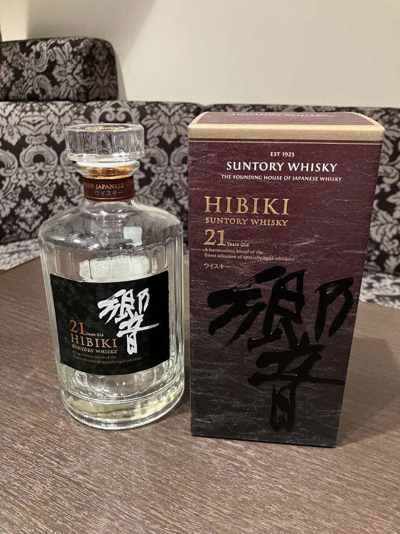 Hibiki 21年 ウイスキー箱付き空瓶