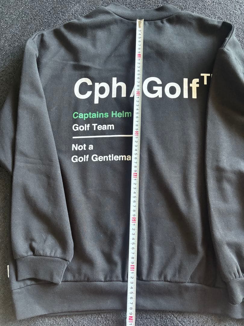 ラフロッグ　Cph/Golf ジップアップセーター ブラック