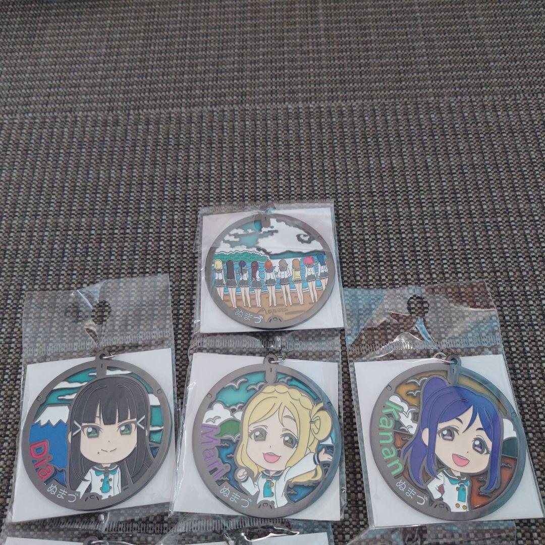 ラブライブ！サンシャイン!!ステンドグラスキーホルダー沼津マンホール10個セット