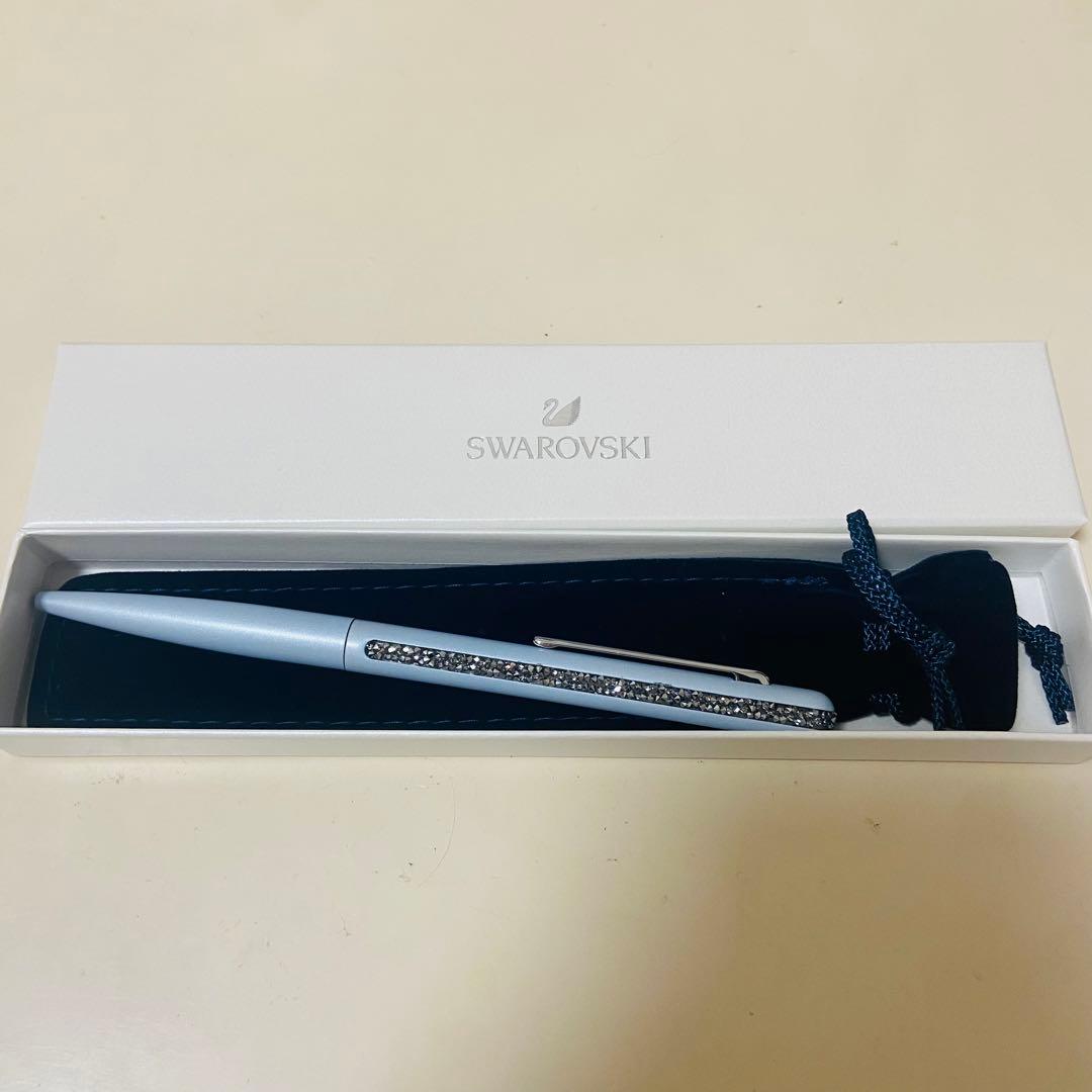 新品　Swarovski ストーン付きボールペン 本体　ショッパー付き