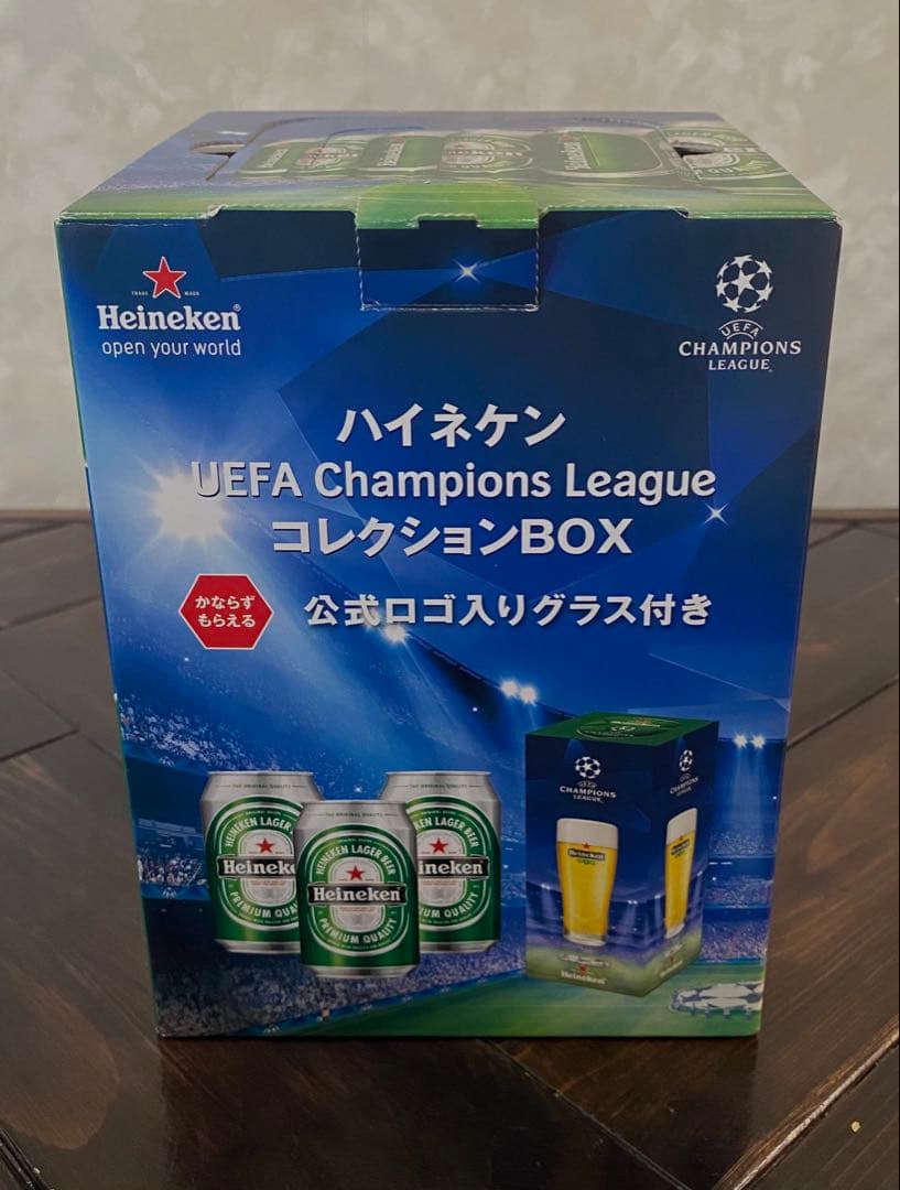 ハイネケンUEFA Champions Leagueコレクショングラス4点未使用