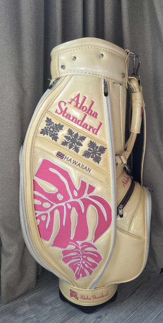 Aloha Standard ゴルフバッグ・キャディバッグ　レディース　ピンク