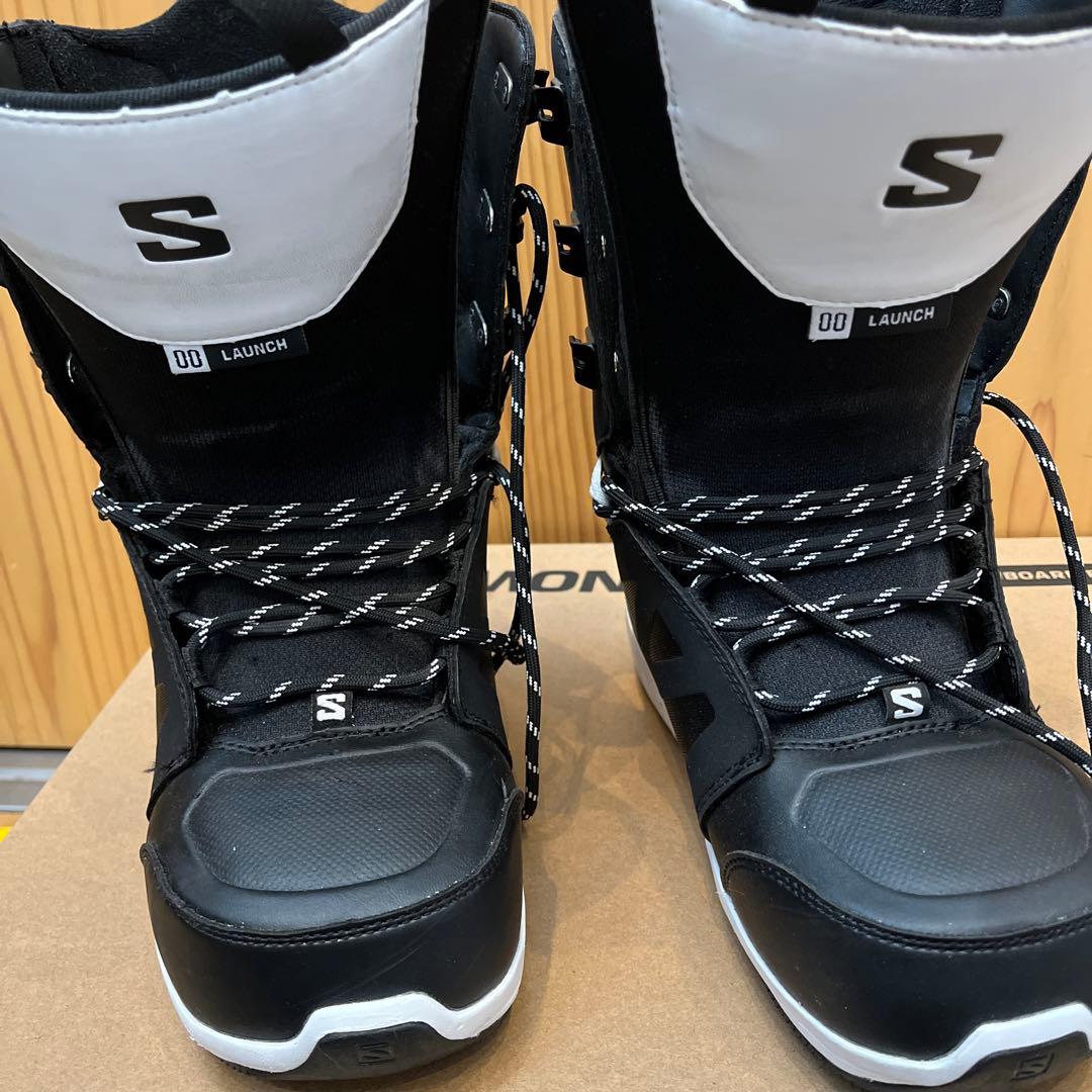 23-24 3回使用　SALOMON スノーボードブーツ ブラック　LAUNCH