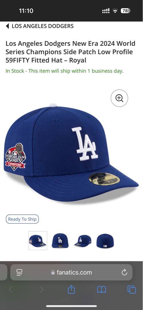 記念グッズ Dodgers Low Profile 59fifty World Series