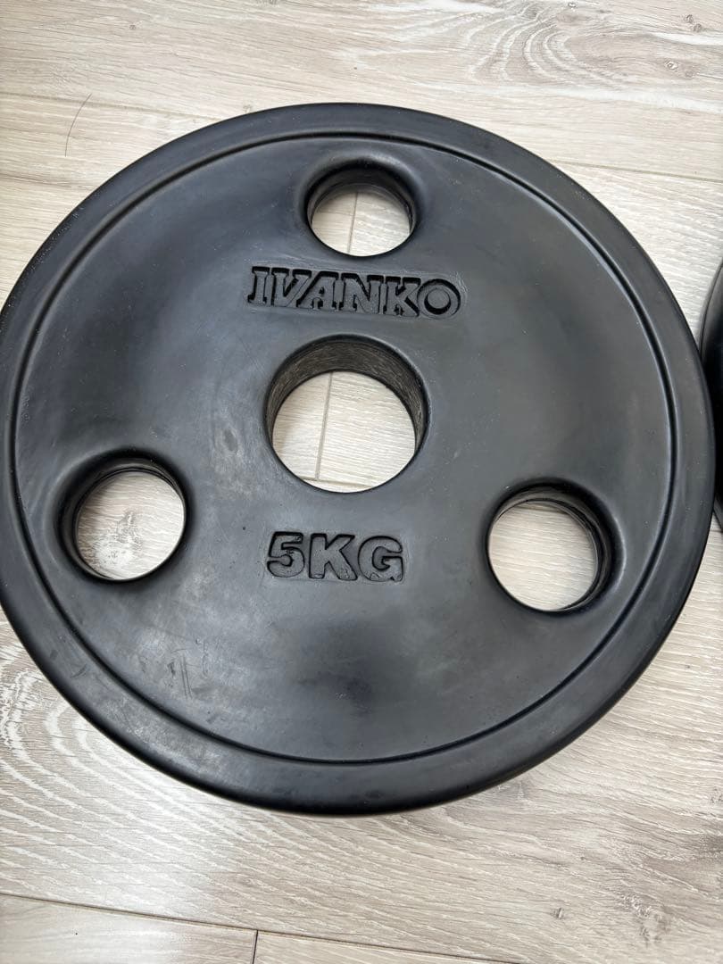IVANKO 5KG オリンピックラバープレート 2枚セット