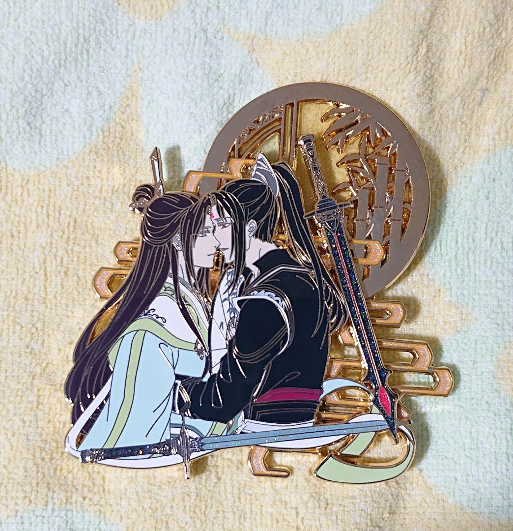 魔道祖師 天官賜福 人渣反派自救系統 ピンバッジ 忘羨 花憐 冰秋