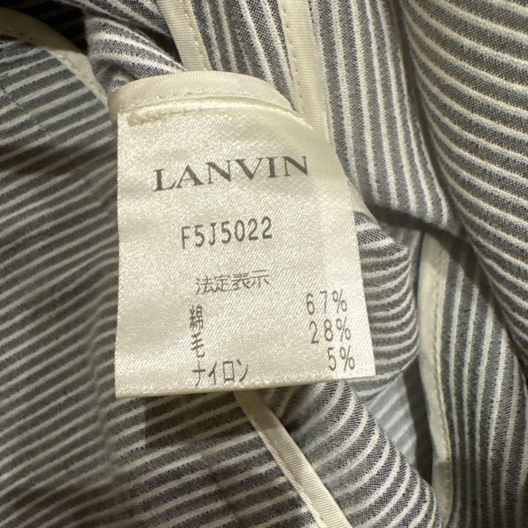LANVIN SPORT ゴルフ ストライプスーツ 40サイズ