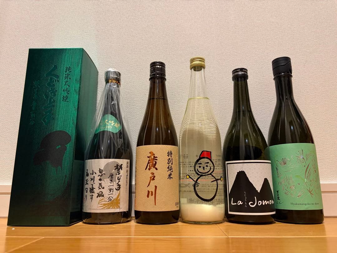 日本酒飲み比べセット仙禽・廣戸川・くどき上手・吉田蔵u・秀鳳