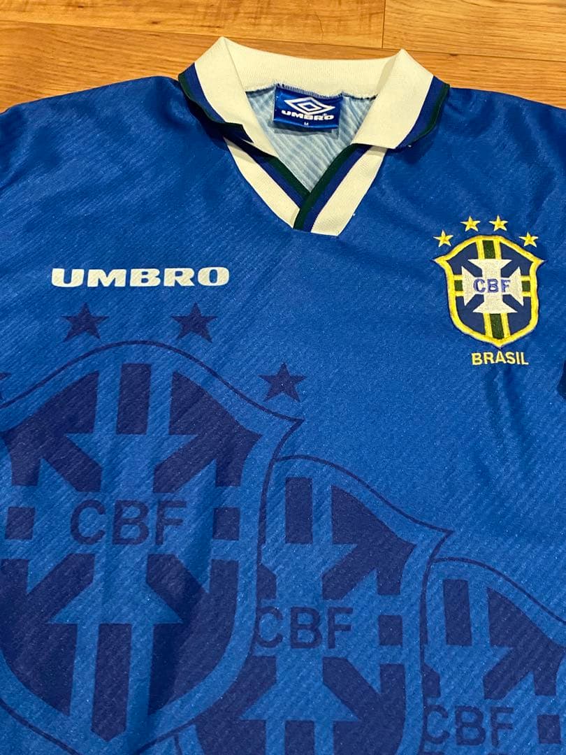 UMBRO ブラジル代表 サッカーシャツ Mサイズ ヴィンテージ