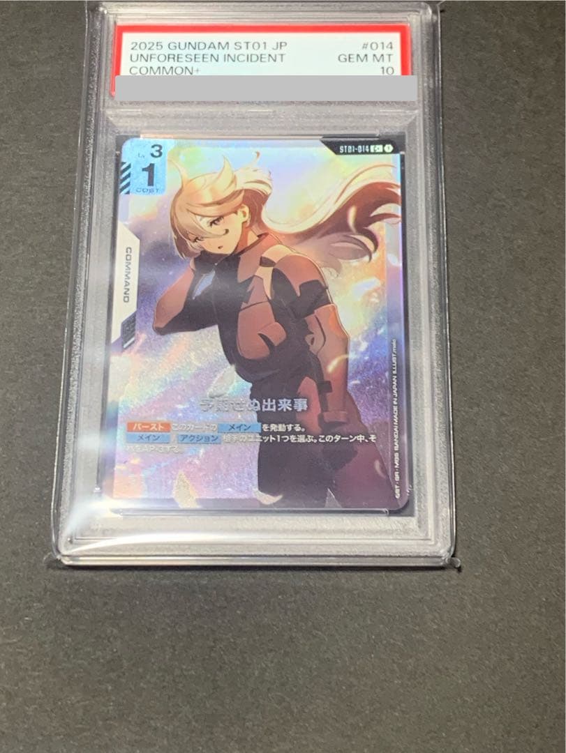 予期せぬ出来事　パラレル　psa10
