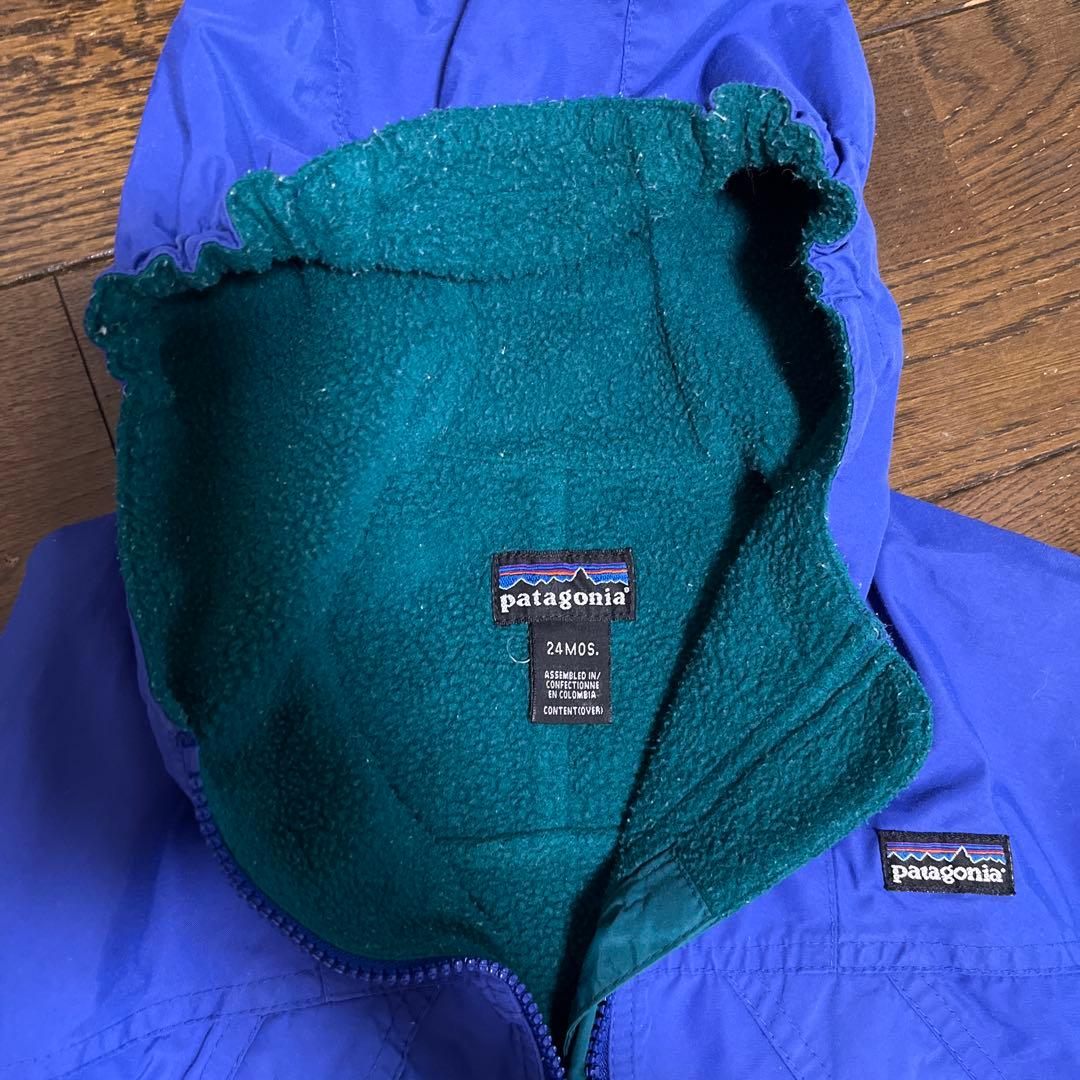 patagonia 子供用ウェアセット 24M ブルー 3.5歳くらいまで