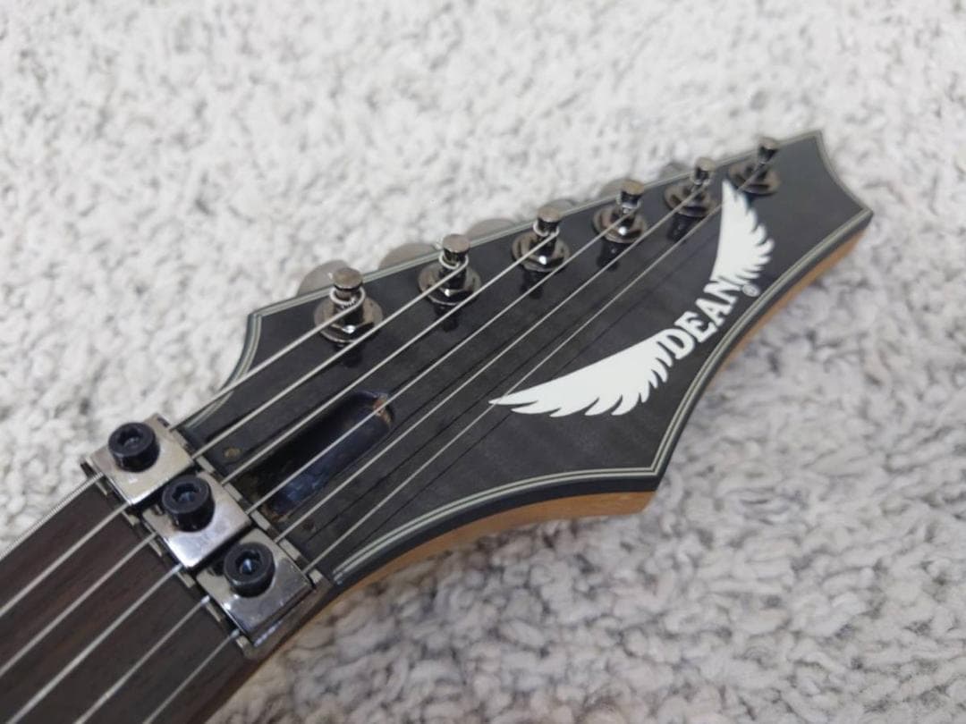 DEAN CUSTOM 350 FloydRose Trans Black 現状