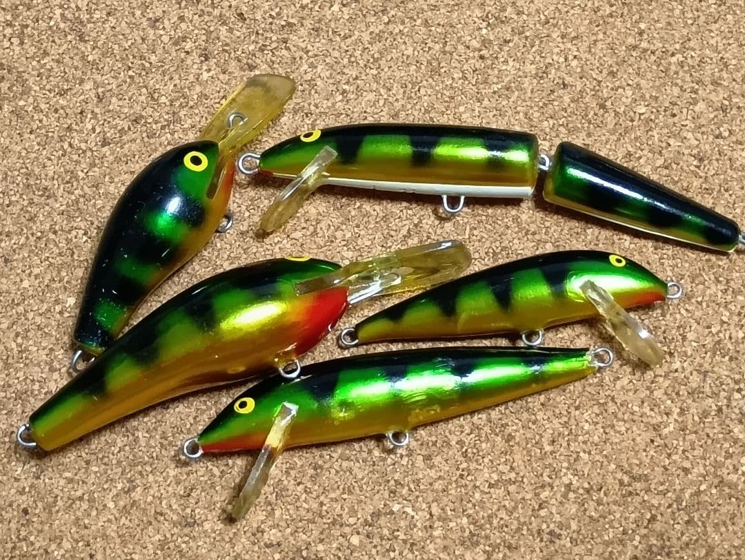 ラパラ RAPALA 旧パーチカラー ファットラップ カウントダウン 8個セット