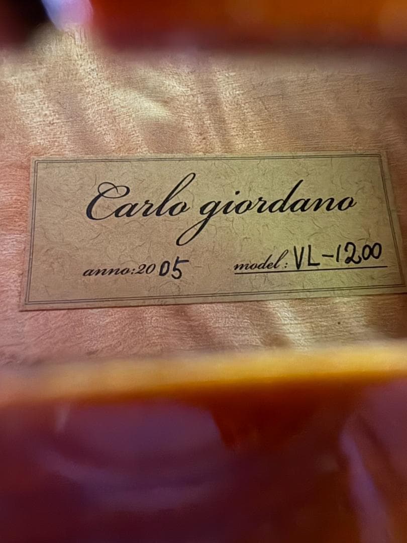 た*か様 【中古】Carlo Giordano VL-1200 ビオラ 本体 弦