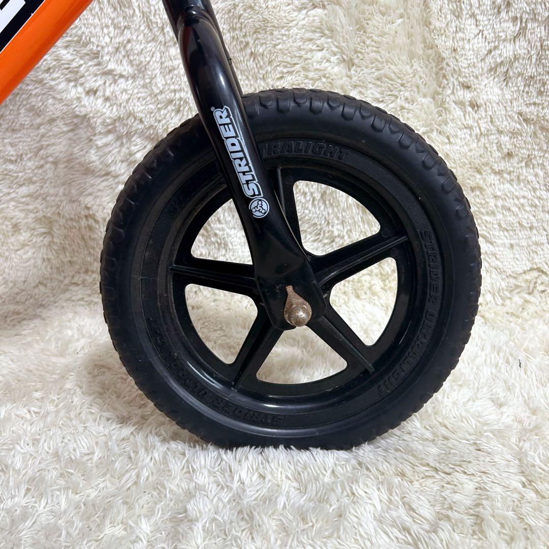 STRIDER SPORTS 12inch ストライダー オレンジスタンド付き
