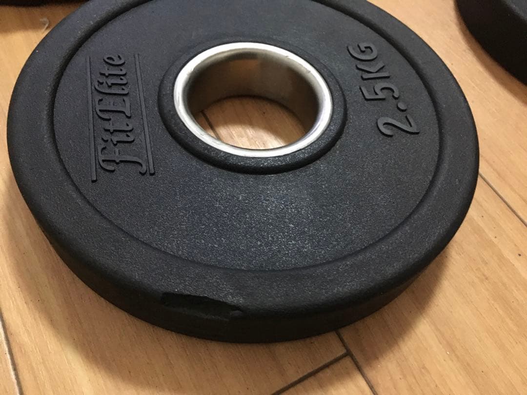 FitEliteオリンピックプレートセット 計67.5Kg 穴径50ｍｍ