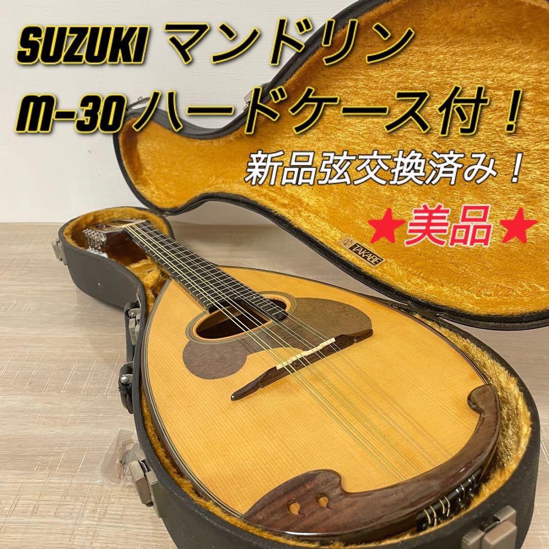 ★美品★ 新品弦交換済み！ SUZUKI マンドリン M-30 ハードケース付