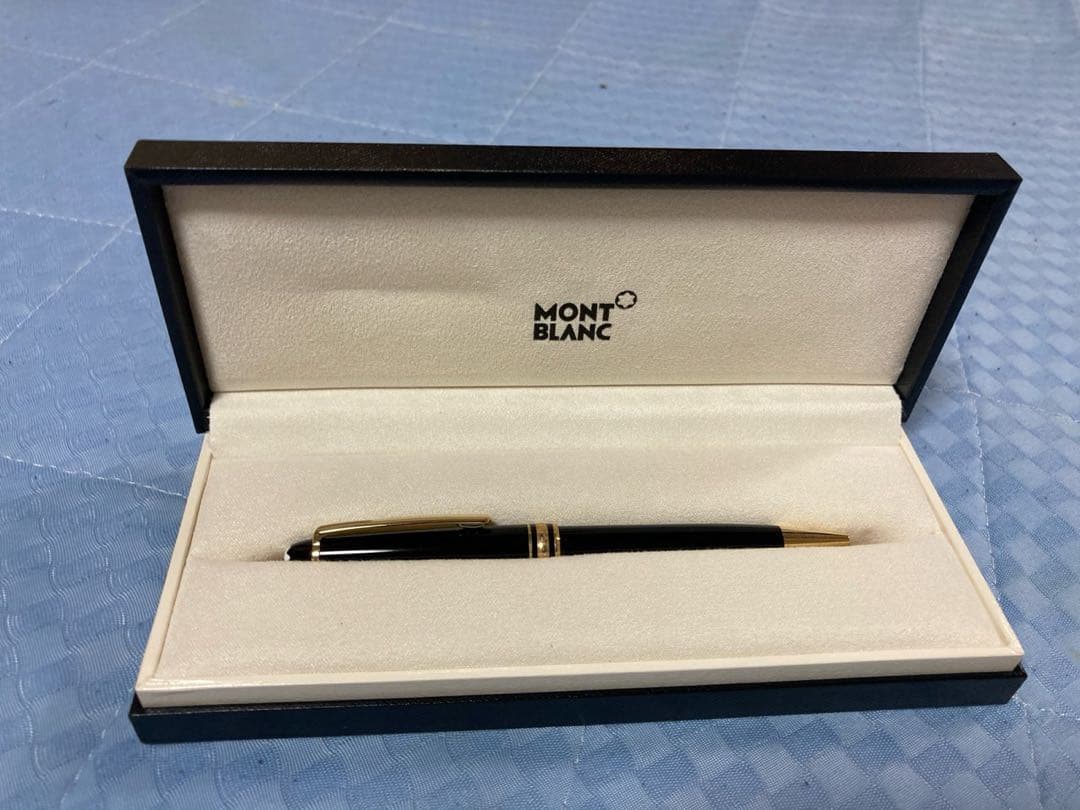 【激安特価極美品】MONT BLANC 黒 ボールペン 専用ケース付き