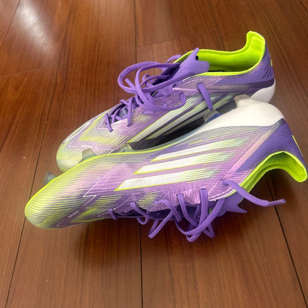 adidas F50 サッカーシューズ スパイク 紫/黄緑