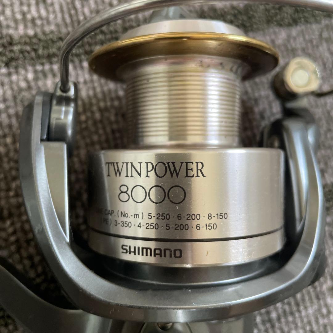 SHIMANO TWIN POWER 8000 リール　箱付き