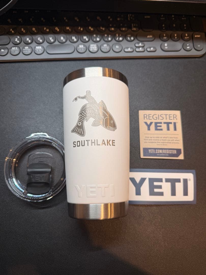 YETI タンブラー ホワイト テキサス限定デザイン 20oz