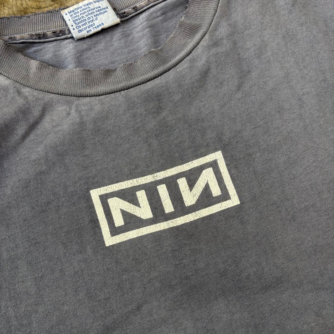 90s NINE INCH NAILS バンドT USA XL フェード NIN