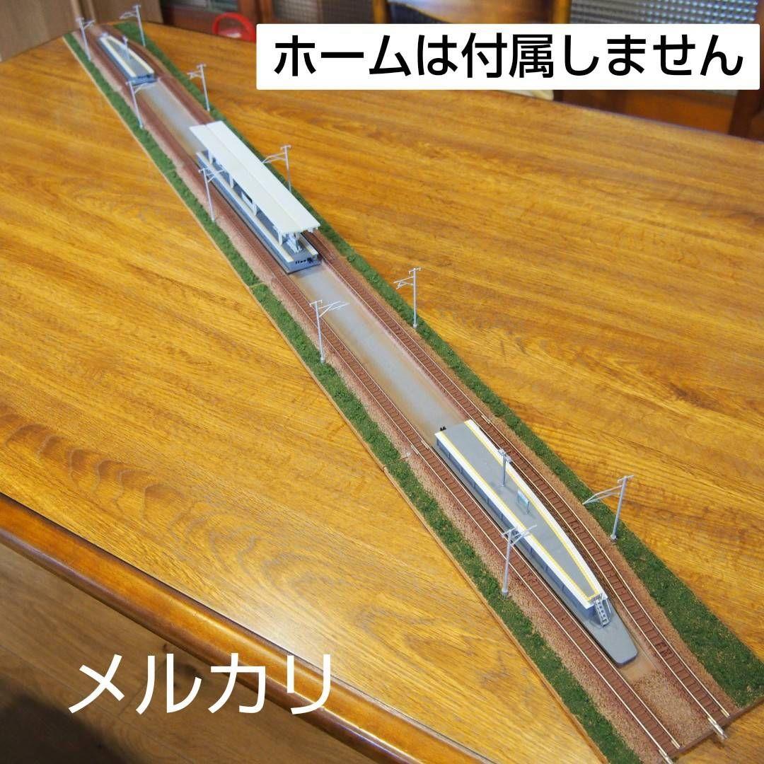 ネコ寿司　TOMIX「駅モジュールセット(島式)」 鉄道模型ジオラマ