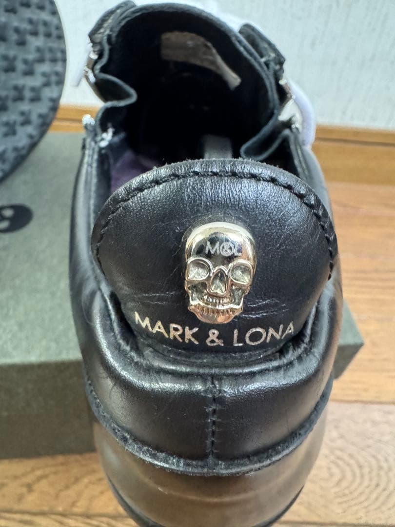 シューズ(男性用) MARK&LONA ENCORE ZIP LOW CUT SNEAKER